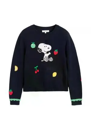 Chinti & Parker Snoopy Cotton Sweater - Blue