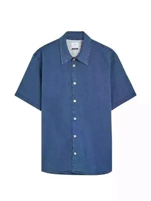 Paul Smith Relaxed-fit Seersucker Shirt - Blue