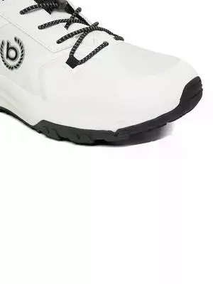 BUGATTI Panelled Toggle-fastening Sneakers - White