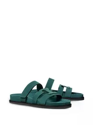 Tory Burch Ines Suede Sandals - Green