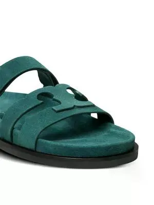 Tory Burch Ines Suede Sandals - Green