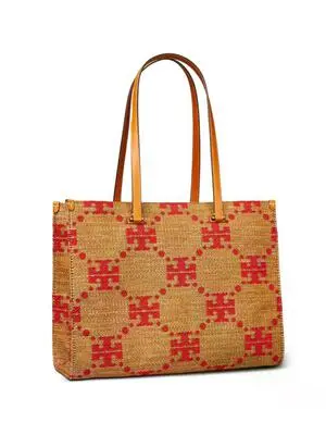 Tory Burch T Monogram Woven Tote