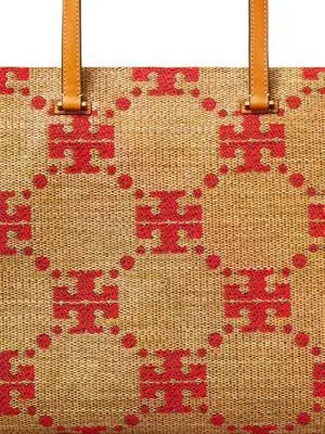 Tory Burch T Monogram Woven Tote