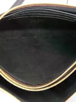 LOUIS VUITTON Double Zip Pochette Reverse Monogram Giant Clutch Bag - Brown