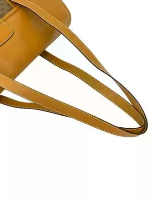 Gucci 20th Century Micro Gg Supreme Horseshoe Shoulder Bag - Brown