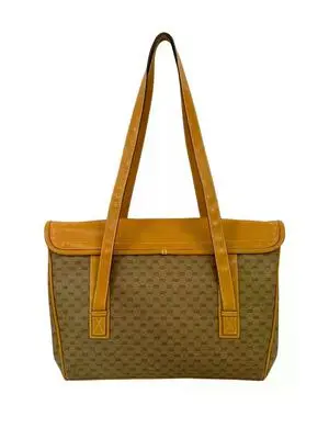 Gucci 20th Century Micro Gg Supreme Horseshoe Shoulder Bag - Brown