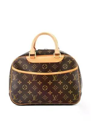 LOUIS VUITTON Trouville Handbag Monogram Canvas Satchel