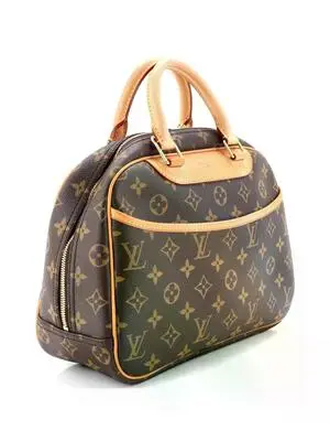 LOUIS VUITTON Trouville Handbag Monogram Canvas Satchel