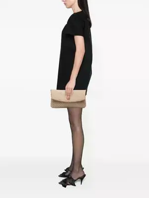 Celine 2005 Macadam Coated Canvas Clutch