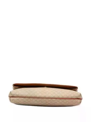 Celine 2005 Macadam Coated Canvas Clutch
