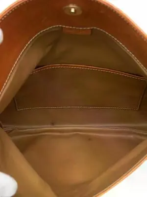 Celine 2005 Macadam Coated Canvas Clutch