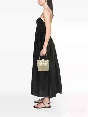 Loewe 2000-2010 Metallic Leather Fringe Handbag