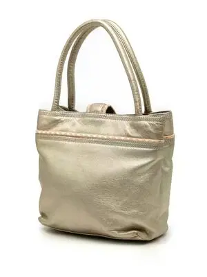 Loewe 2000-2010 Metallic Leather Fringe Handbag