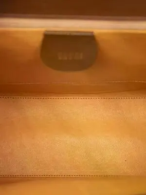 Gucci 20th Century Calfskin Lady Lock Satchel