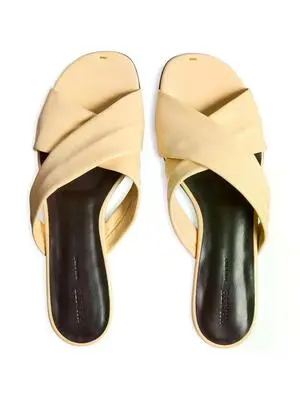 Khaite Liria Flat Sandals - Neutrals