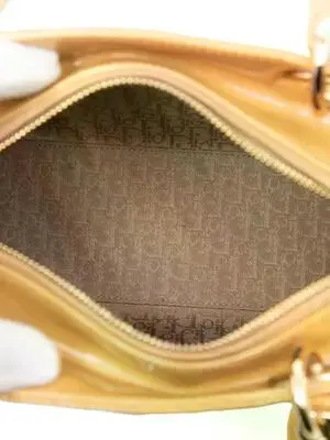 Dior 2011 Medium Patent Cannage Lady Satchel - Brown