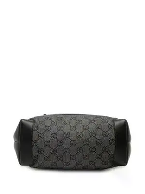Gucci Gg Denim Tote Bag - Black
