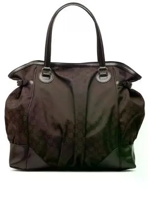 Gucci Gg Nylon Full Moon Tote Bag