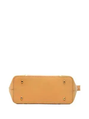 Burberry Leather Tote Bag - Brown