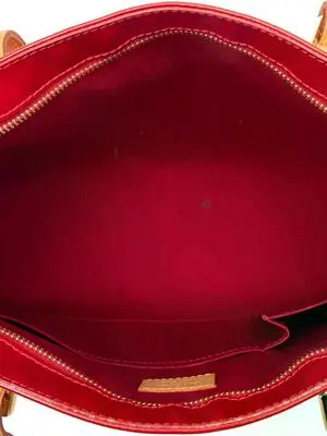 LOUIS VUITTON 2007 Monogram Vernis Brentwood Tote Bag - Red