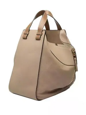 Loewe Grained Calfskin Hammock Satchel - Neutrals