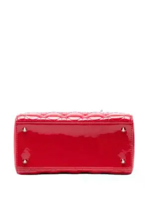 Dior 2017 Medium Patent Cannage Lady Satchel