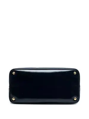 Prada Medium Saffiano Vernice Double Satchel