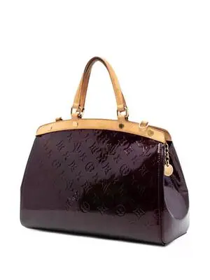 LOUIS VUITTON Monogram Vernis Brea Mm Satchel - Purple