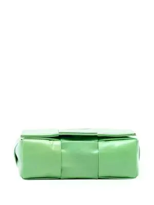 Bottega Veneta Nappa Intrecciato Cassette Crossbody Bag - Green