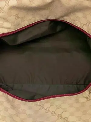 Gucci Gg Canvas Web Travel Bag - Neutrals
