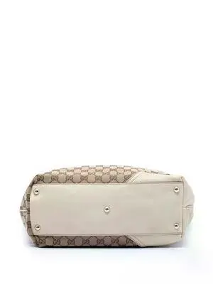 Gucci Large Gg Canvas Britt Tote Bag