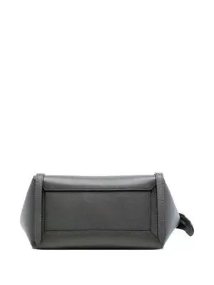 Celine Micro Belt Bag Grained Calfskin Satchel - Grey