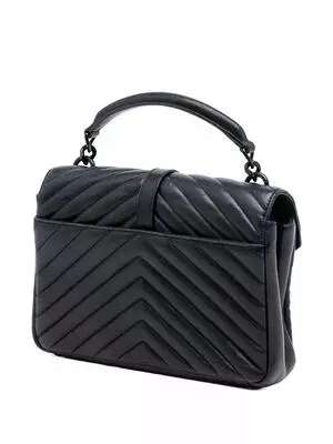 Saint Laurent 2017 Medium College Bag - Black