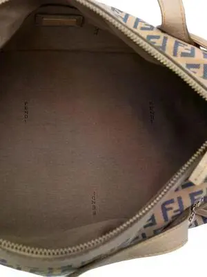 Fendi Zucchino Canvas Tote Bag - Neutrals