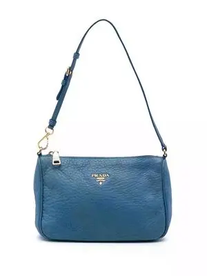 Prada 2000-2012 Vitello Daino Pochette Shoulder Bag