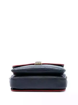 LOUIS VUITTON Monogram Empreinte Pochette Metis Satchel - Blue