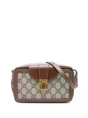 Gucci Mini Gg Supreme Clasp Crossbody Bag 2000-2015