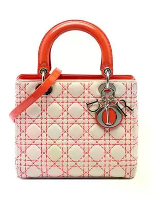 Dior 2012 Medium Lady Satchel - Orange
