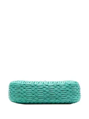 Miu Miu 2010-2025 Matelassé Nappa Crystal Chain Crossbody Bag