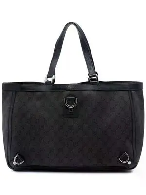 Gucci Gg Denim Abbey D Ring Tote Bag