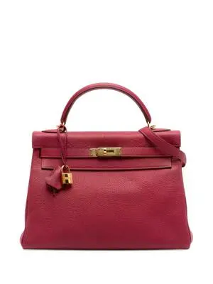 Hermès 2015 Togo Kelly Ii Retourne 32 Satchel - Red