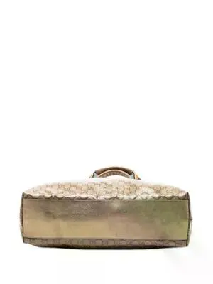 Gucci Gg Crystal Vertical Web Tote Bag