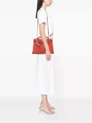Hermès 2011 Clemence Kelly Ii Retourne 32 Satchel - Orange