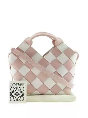 Loewe Mini Woven Calfskin Basket Bag