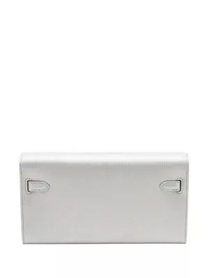 Hermès 2025 Chevre Chamkila Kelly To Go Wallet - Silver