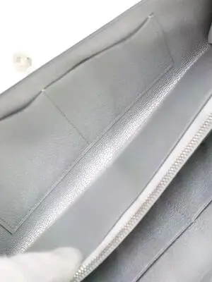 Hermès 2025 Chevre Chamkila Kelly To Go Wallet - Silver