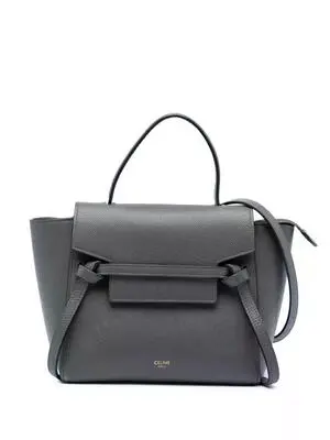 Celine 2019 Nano Grained Calfskin Belt Bag - Grey