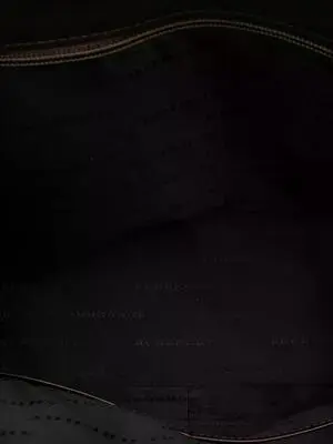 Burberry House Check Canvas Convertible Satchel
