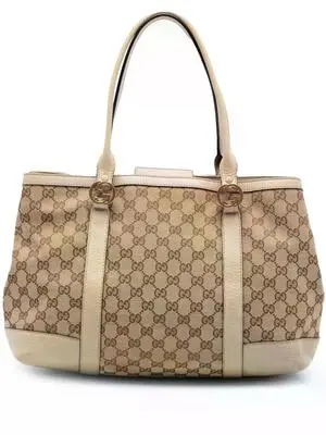 Gucci 2016-2026 Gg Canvas Miss Gg Tote Bag - Neutrals