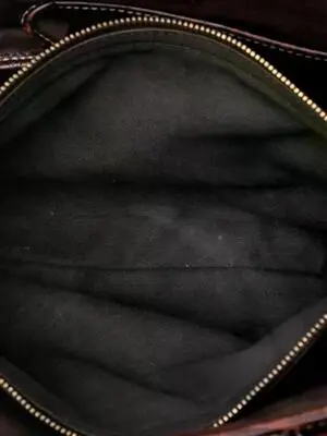 Celine 2007 Macadam Canvas Boogie Handbag - Brown